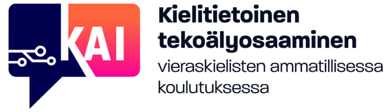 KAI – Kielitietoinen tekoälyosaaminen vieraskielisten ammatillisessa ...